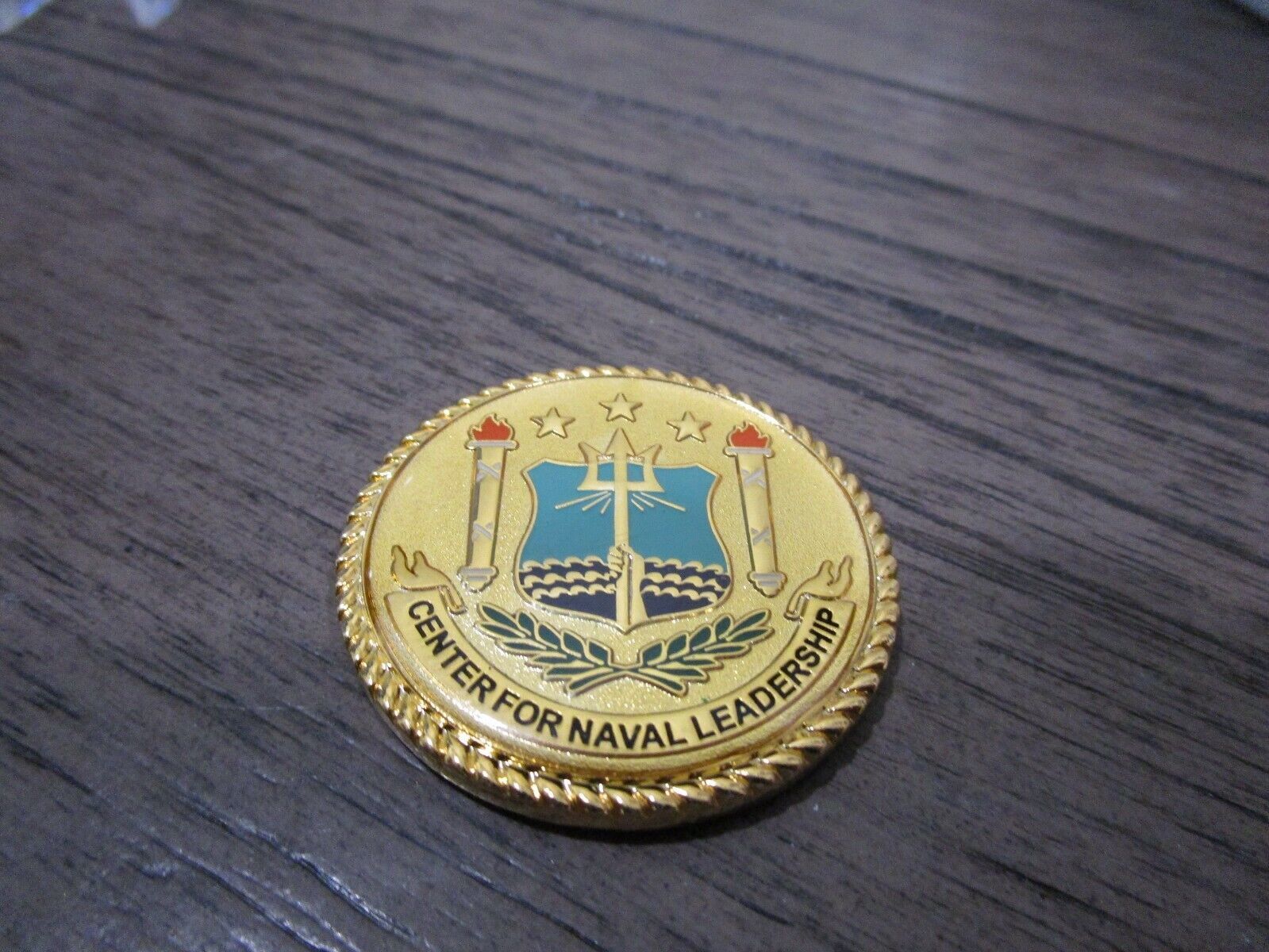 USN Center For Naval Leadership Challenge Coin #665E - Challenge Coins
