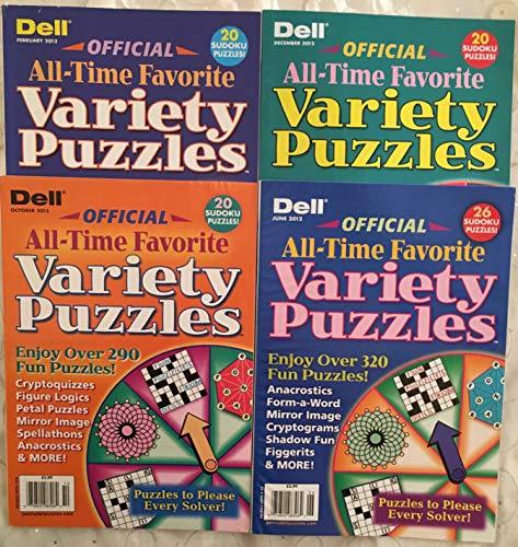Lot of (4) Dell Official All Time Favorite Variety Favorites Puzzles ...