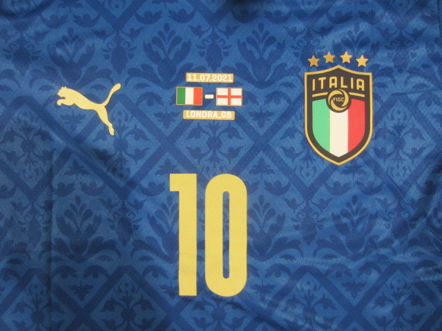 Lorenzo Insigne Italy 20/21 Euro Final Match Slim Home Soccer Jersey ...