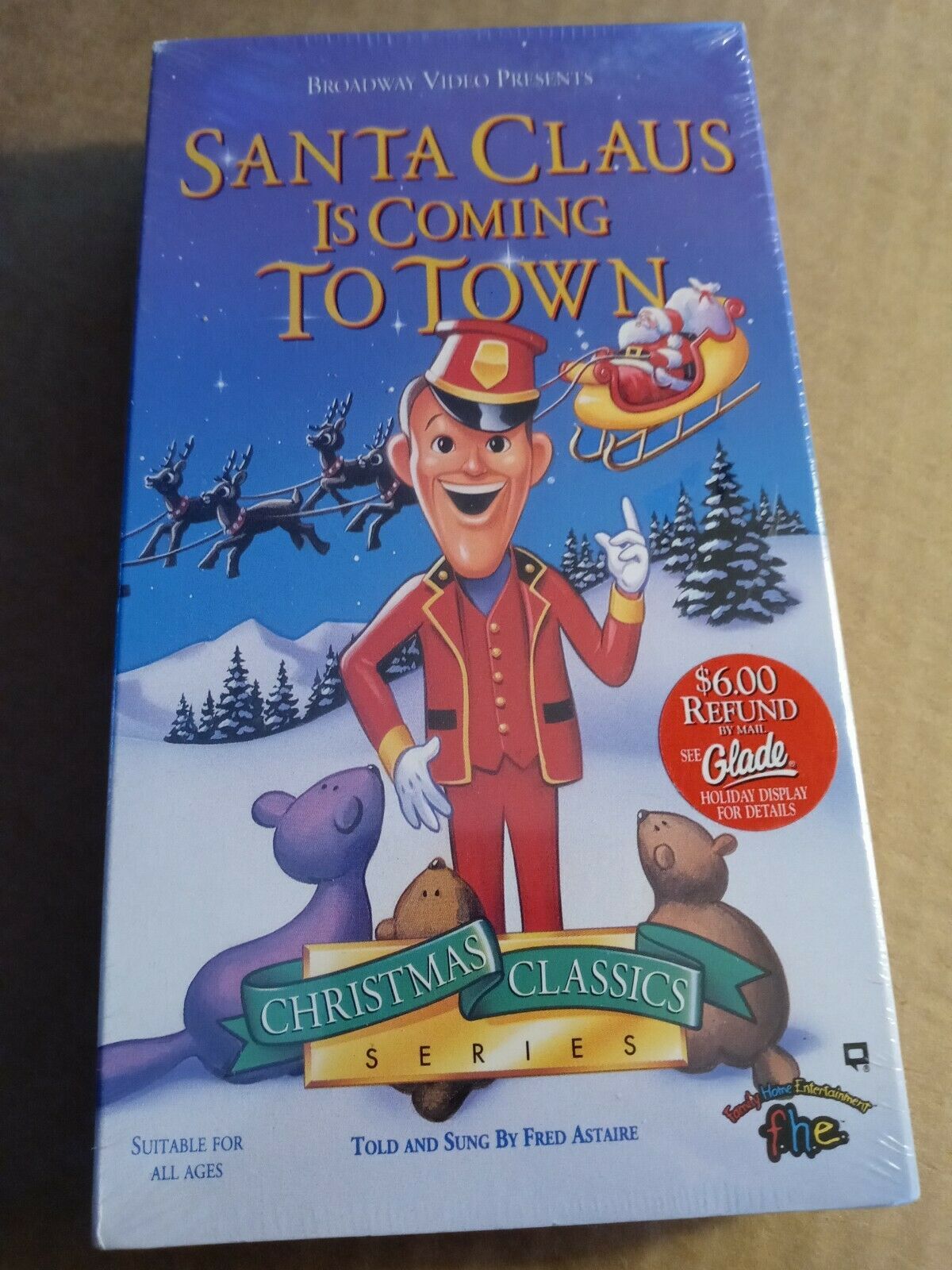 Santa Claus Is Coming to Town (VHS) NEW SEALED - VHS Tapes