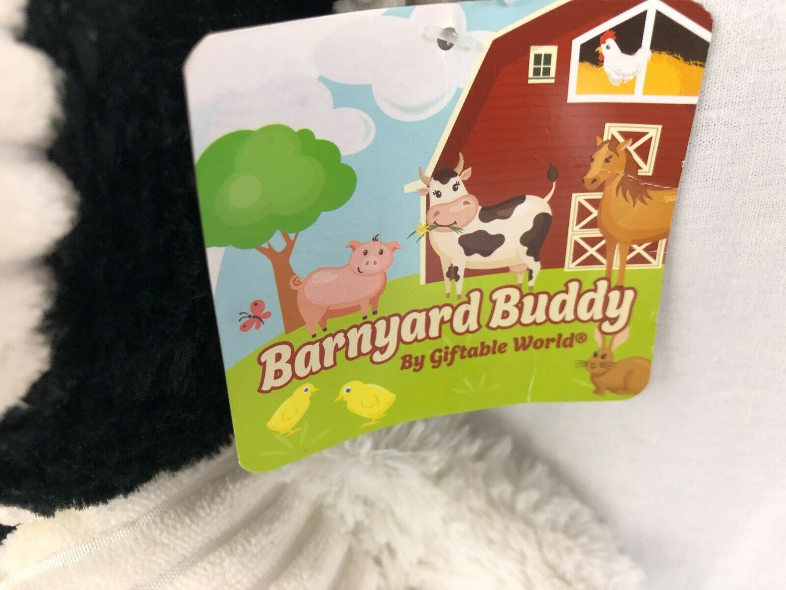 Giftable World Inc 15" Cuddle Farm Stuffed Plush Cow Barnyard Buddy ...