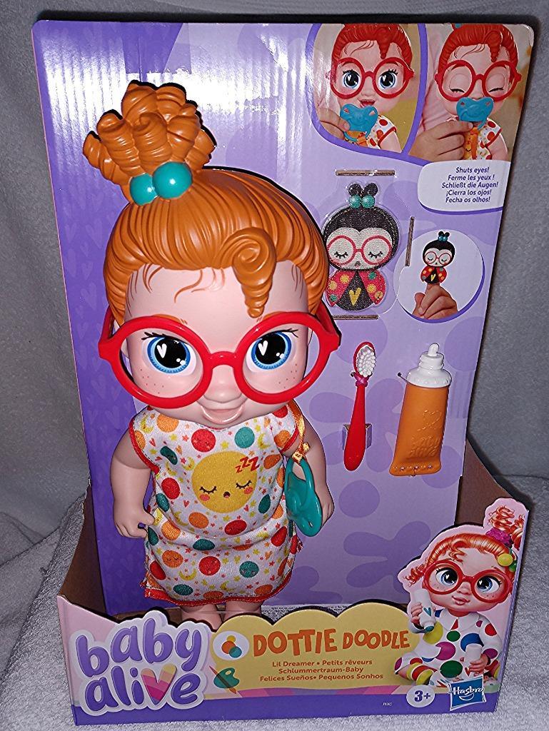 Baby Alive Lil Dreamer Red Hair Dottie Doodle 11" Doll New - Dolls ...