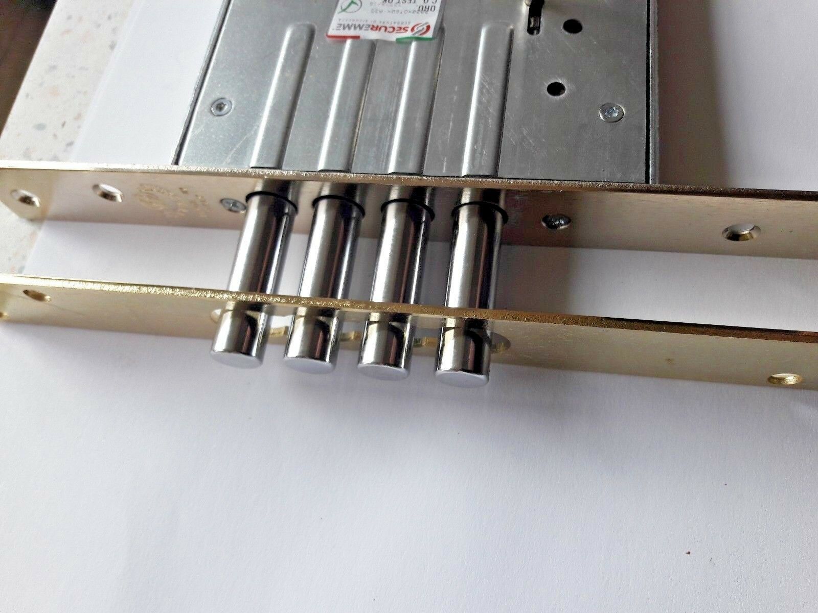 SECUREMME 2020 High Security Dead Bolt Door Lock/With 3 Keys/Chrome ...