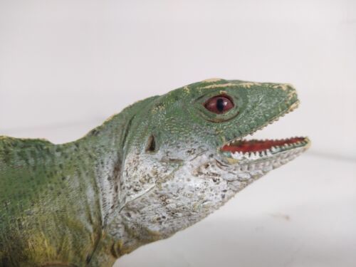 Vintage 80s AAA Large Iguana Lizard Green Rubber Toy Figure Realistic ...