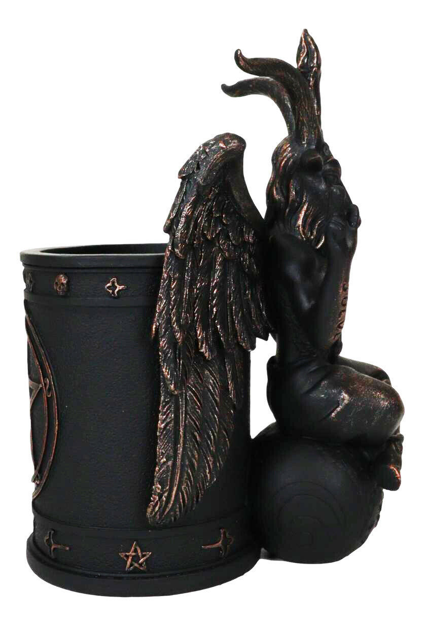 Sabbatic Goat Idol Winged Baphomet With Pentagram Sigil Stationery Pen ...