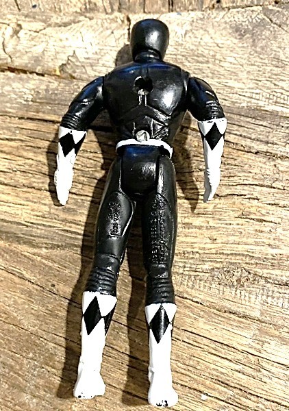 McDonalds Mighty Morphin Power Rangers Toy Black Ranger 1995 - Action ...
