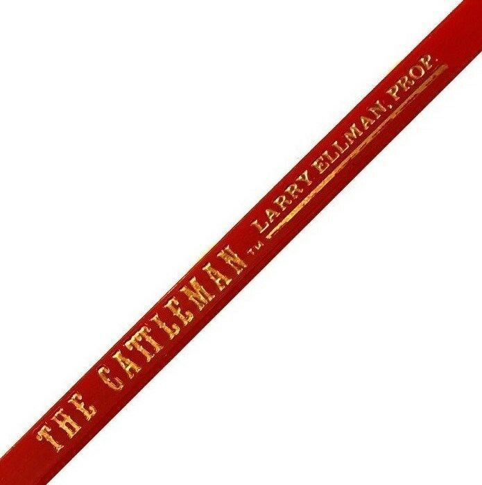 The Cattleman, Larry Ellman, Proprietor, vintage SWIZZLE STICK stirrer ...