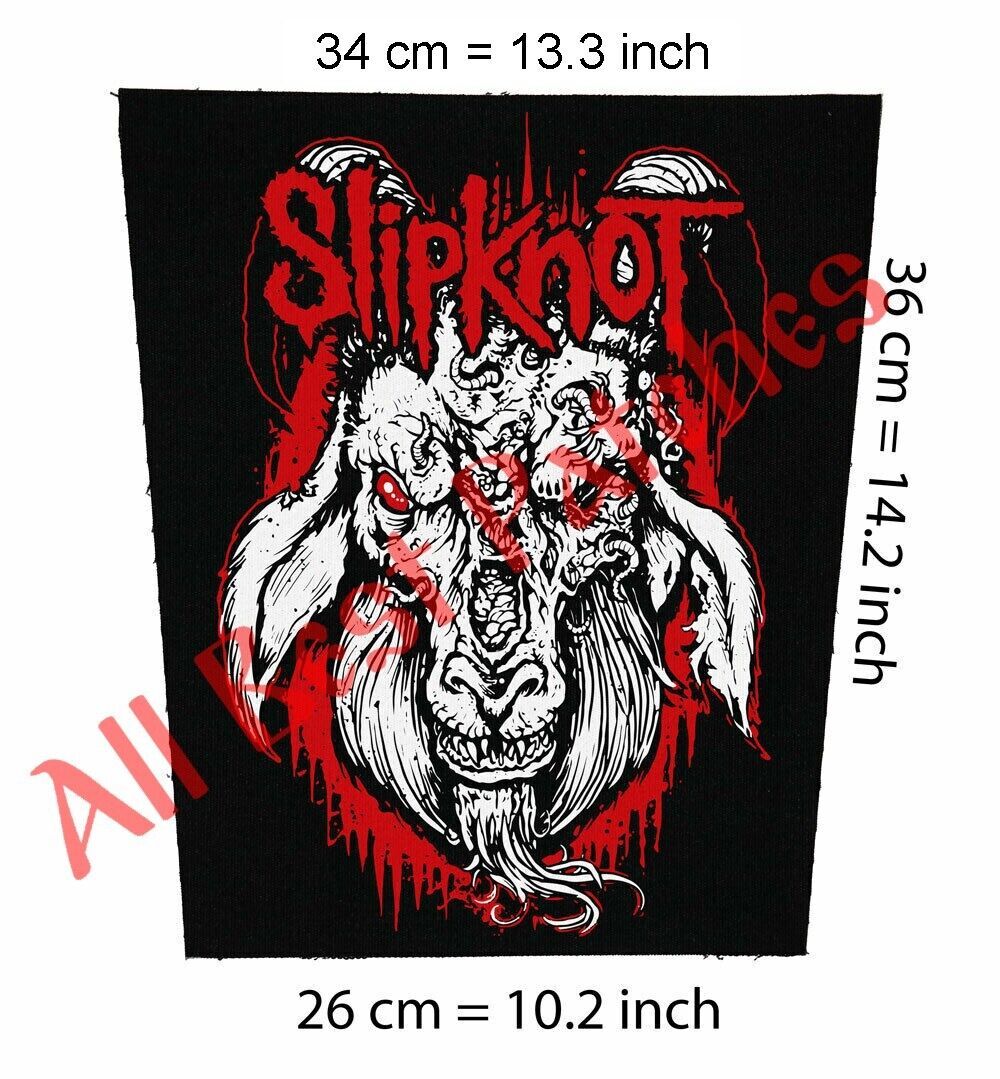 Slipknot Back patch Stone Sour Joey Jordison Corey Taylor Korn Limp Bizkit - Accessories