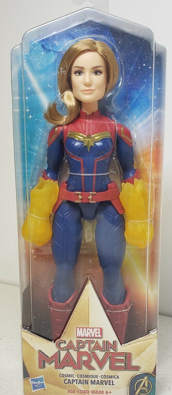 New Hasbro Captain Marvel Cosmic Adventure Brie Larson Barbie Signature Doll Nib Action Figures