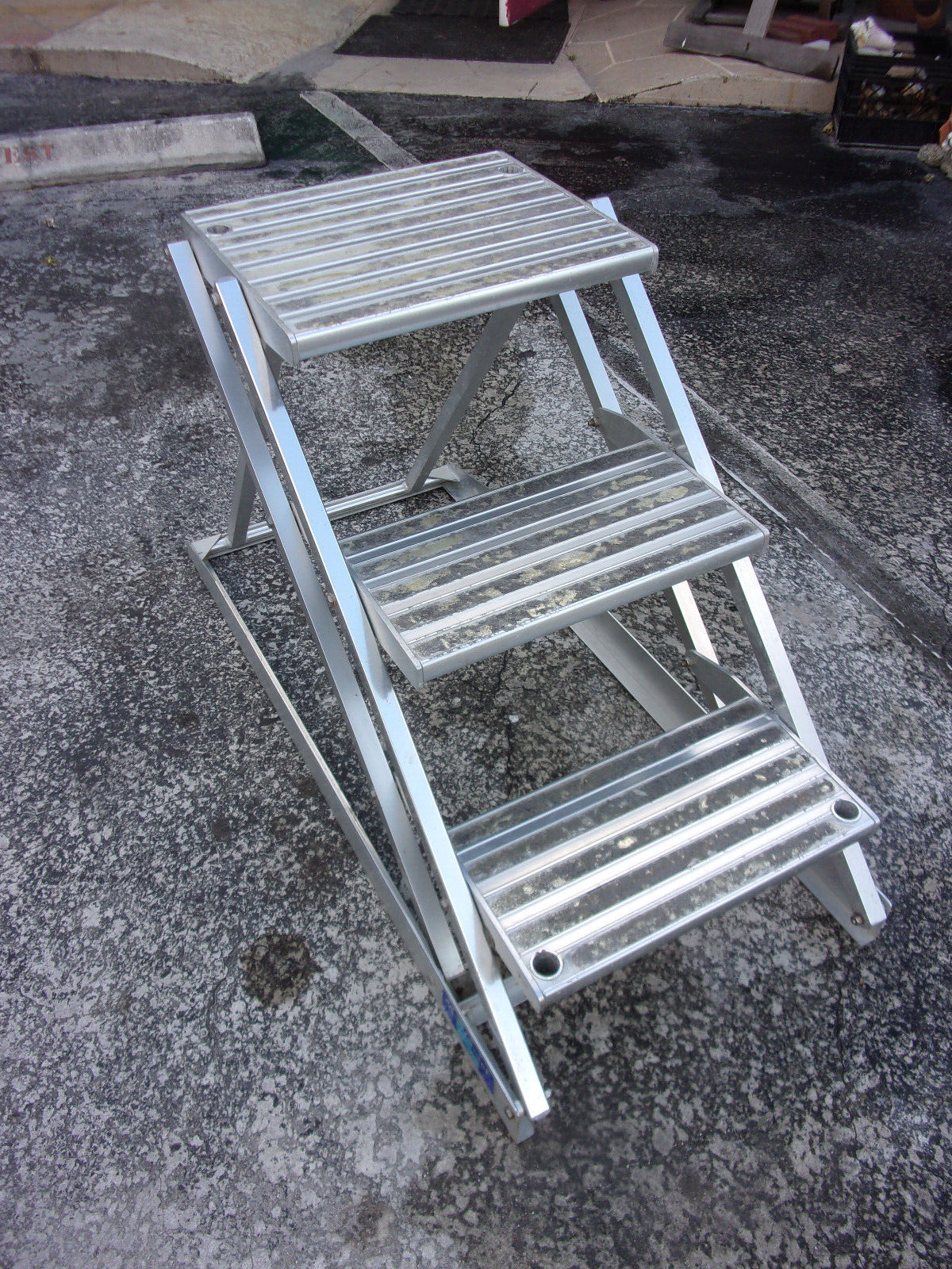 Marquipt Dock-Steps Sea Stair Yacht Boarding Ladder 3 steps FOLDING ...