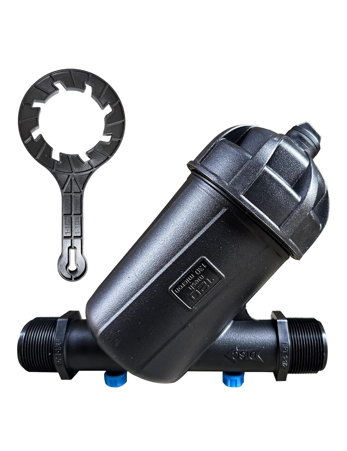 Irrigation Y Strainer, Disc Filter - 88 Gpm, 120 Mesh,Npt Male Thread ...