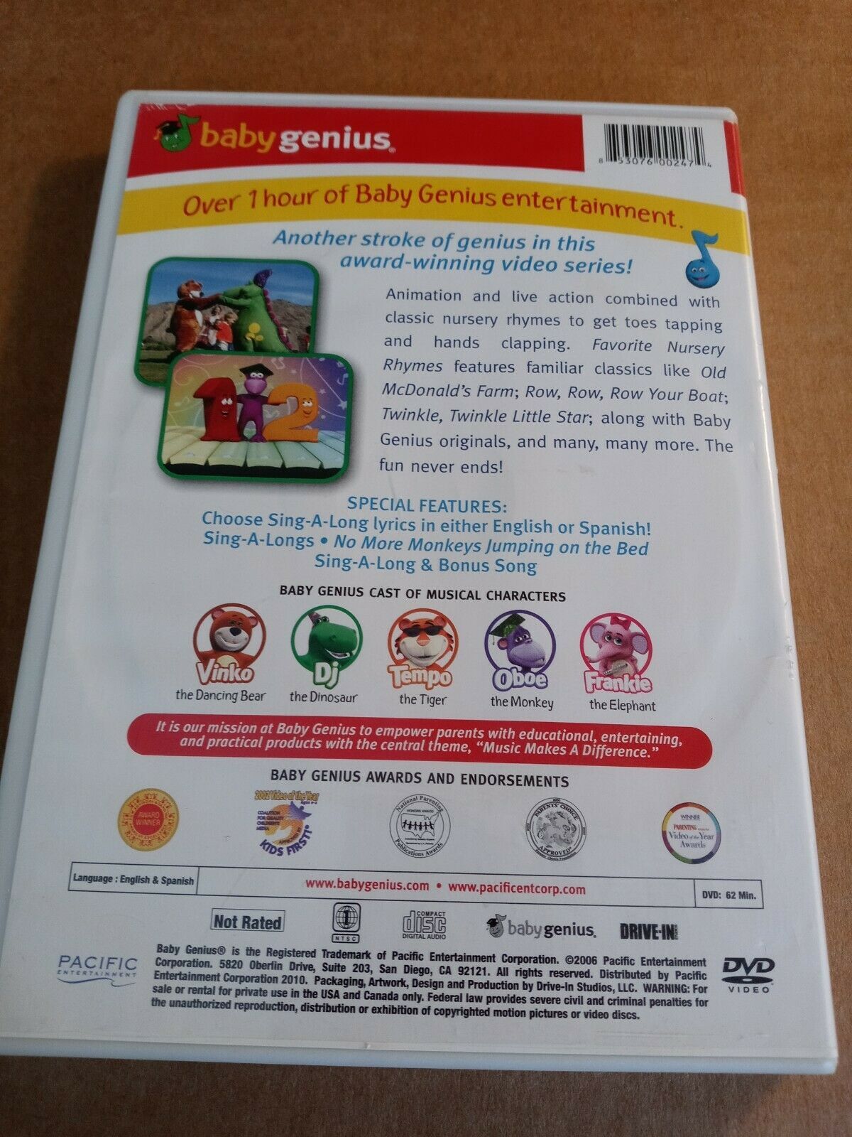 Baby Genius Favorite Nursery Rhymes (DVD, 2012) - DVDs & Blu-ray Discs