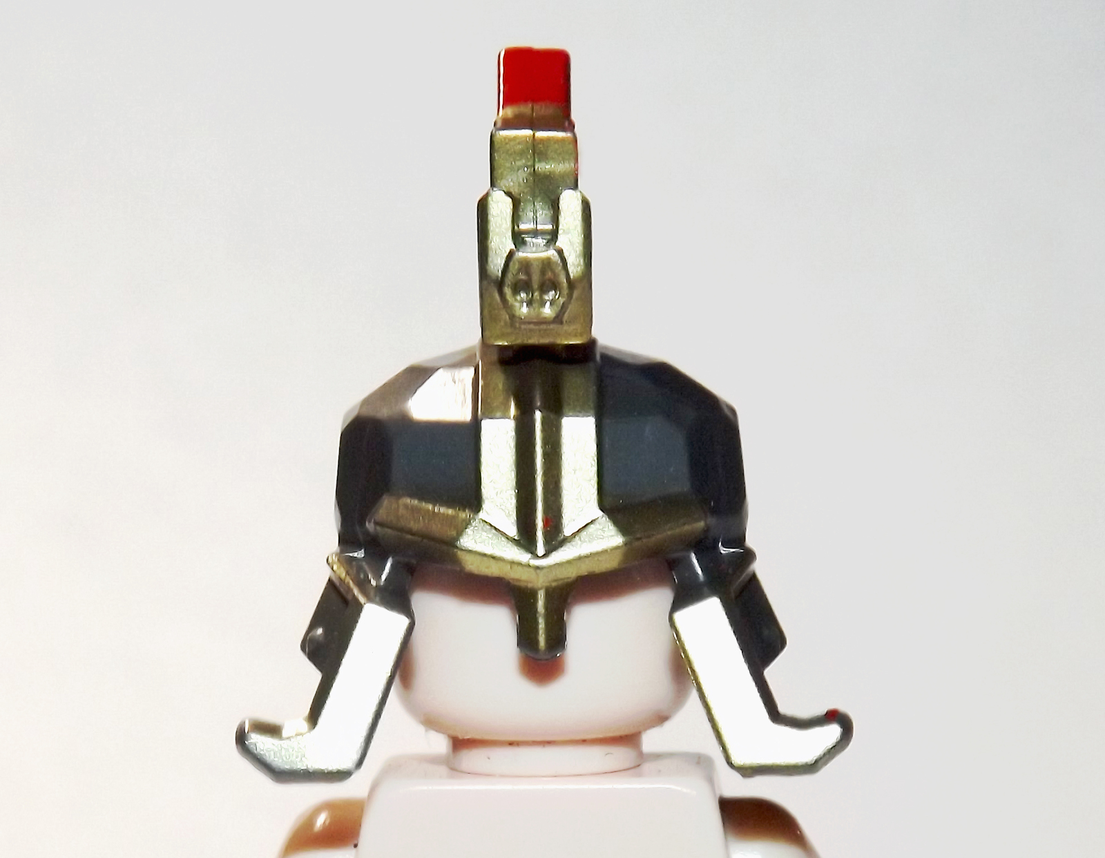Movie Minifigure Red Crested War Helmet Military Armor Diy Fast ...