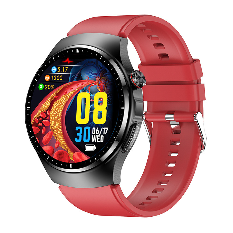 Tk25 Ecg Blood Glucose Uric Acid Bluetooth Talk Smart Watch Body ...