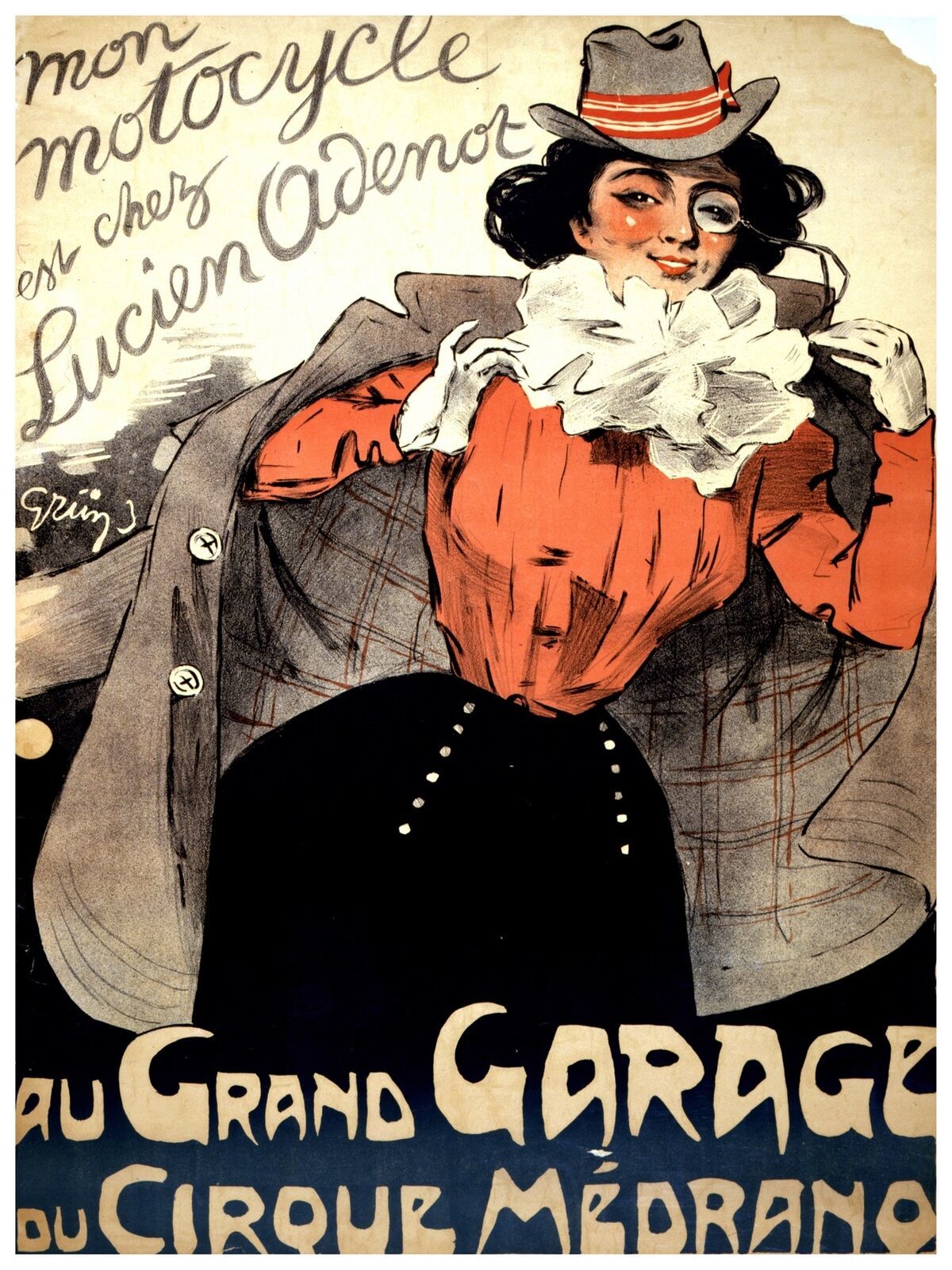 5872.Au grand Garage du cirque medrano and similar items