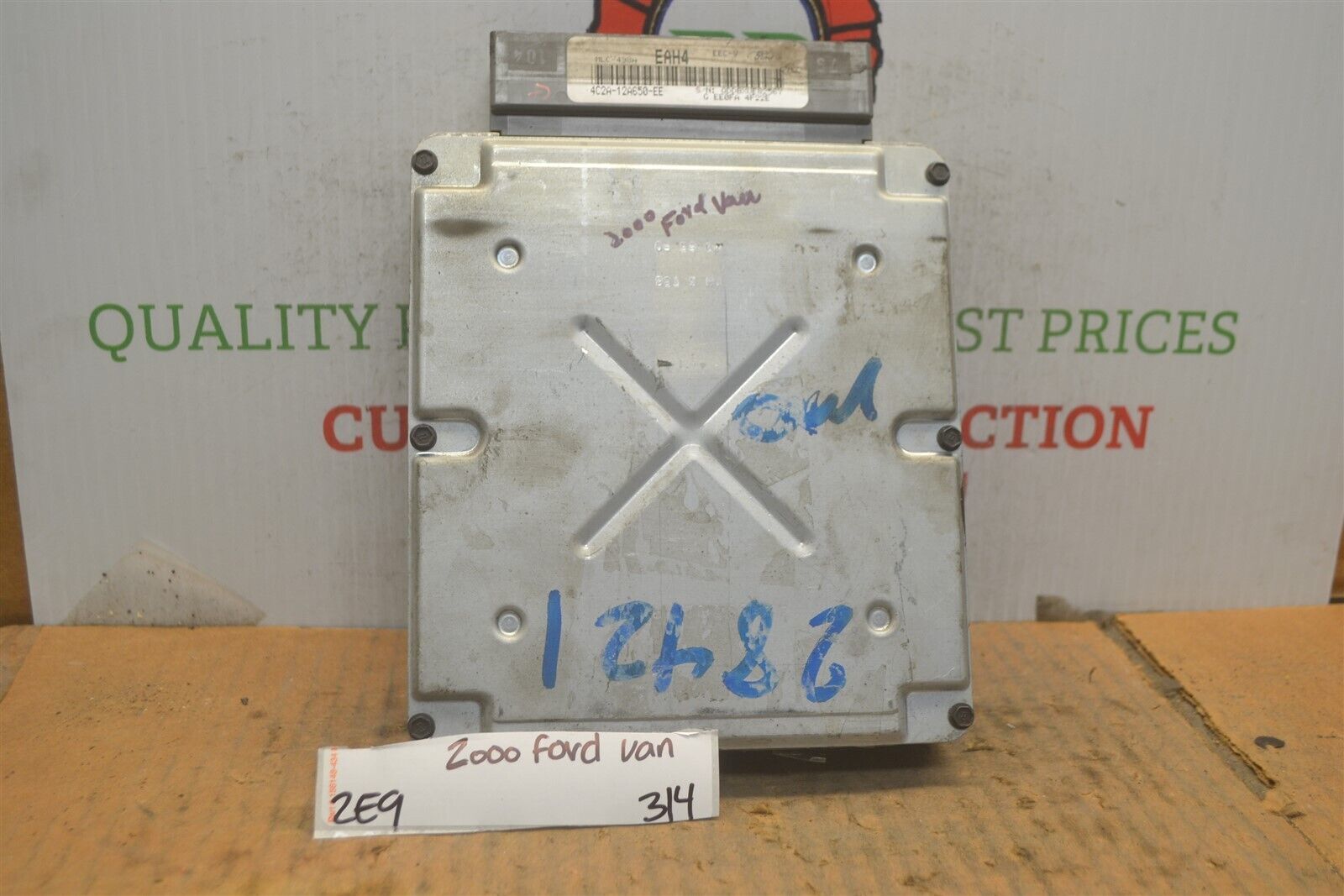 2004 Ford Van E350 5.4L Engine Control Unit ECU 4C2A12A650EE Module 314 ...