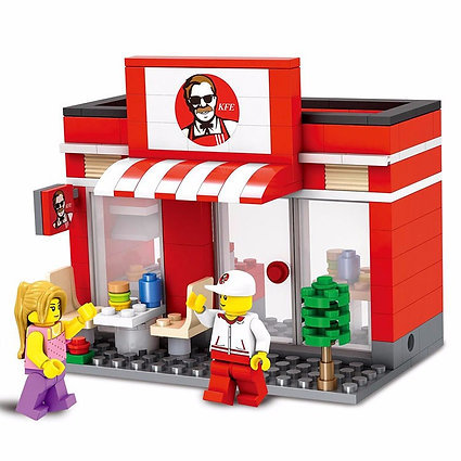KFC Fast Food restaurant kentucky fried chicken Store City Minifigure ...