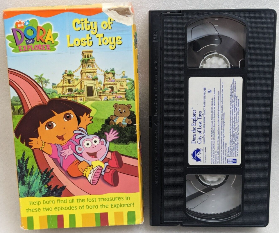 Dora the Explorer: City of Lost Toys (VHS, 2003, Nick Jr, Paramount ...