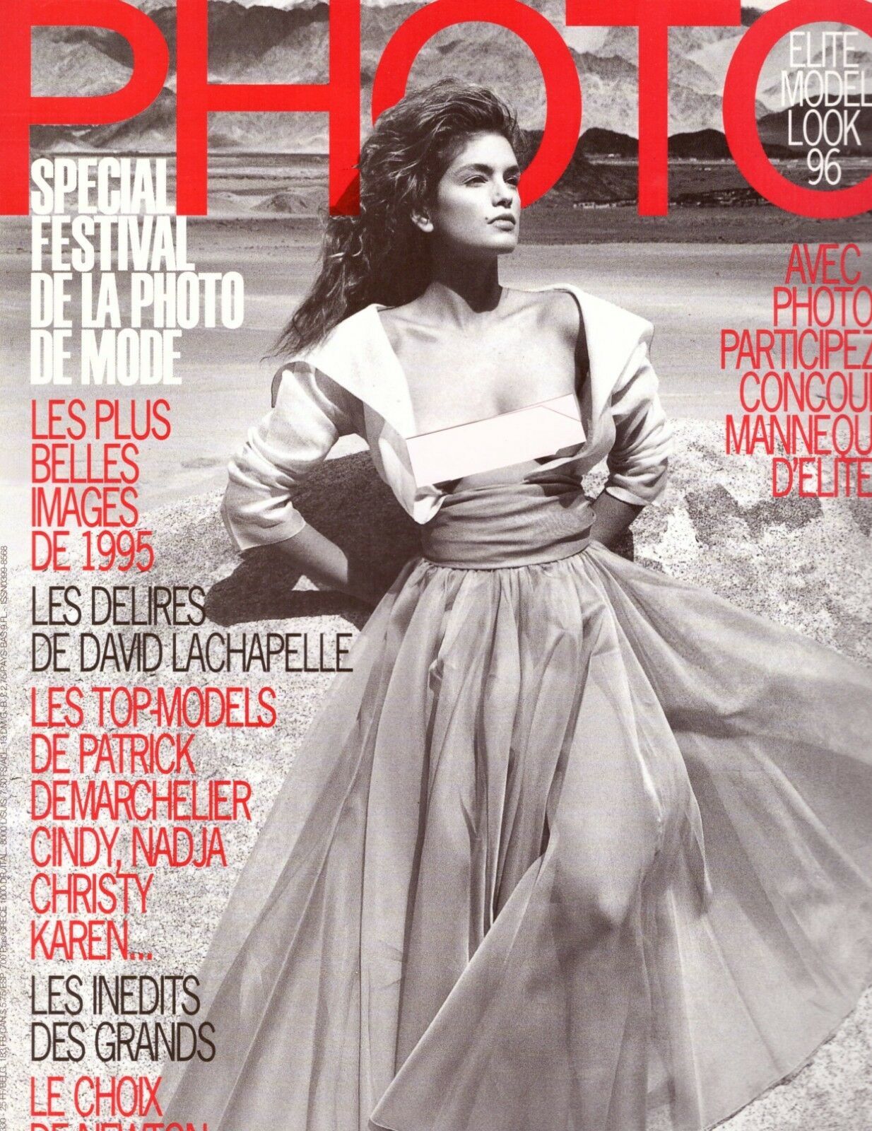 96 Photo Magazine France Cindy Crawford Patrick Demarchelier Helmut ...