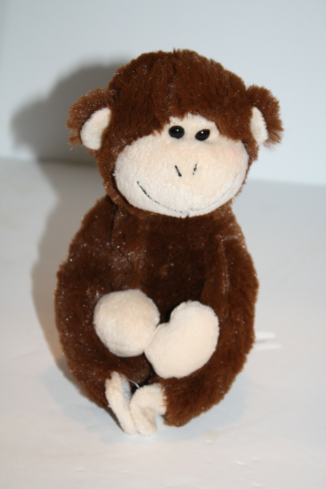 Target Brown Plush Stuffed Monkey 11" Hook Loop Hands Galerie 2014 Soft ...