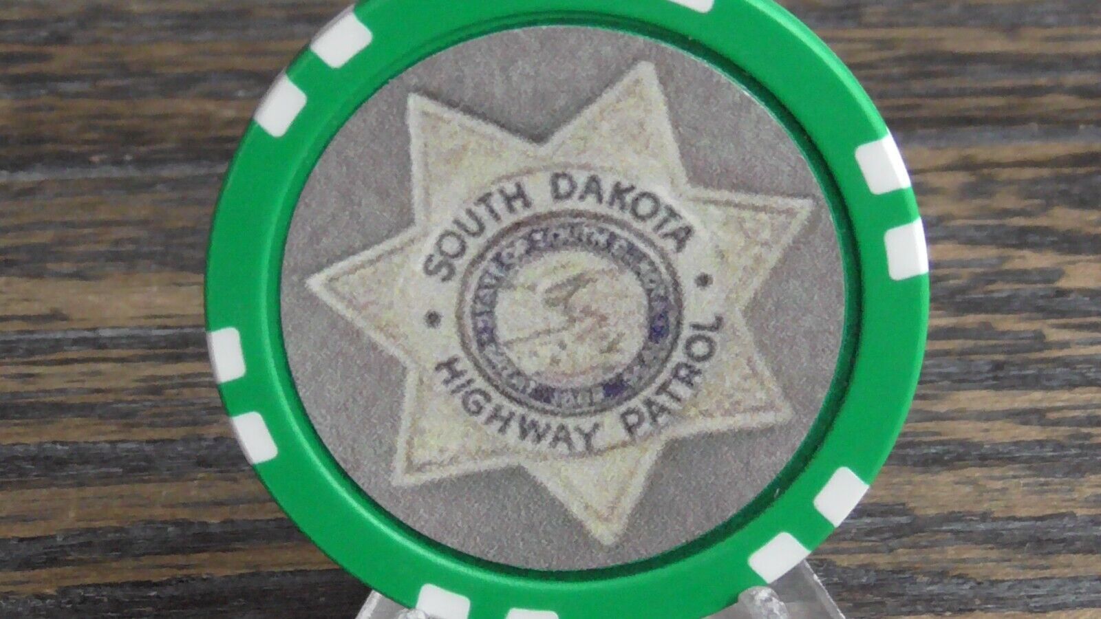South Dakota Highway Patrol Ceramic Challenge Coin #164X - Challenge Coins