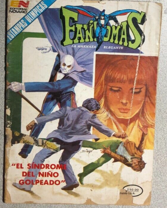 FANTOMAS (1985) Mexican digest sized color comic book in Spanish G/VG ...