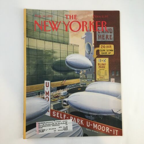 The New Yorker Full Magazine August 16 1993 Blimp Park by Bruce McCall ...