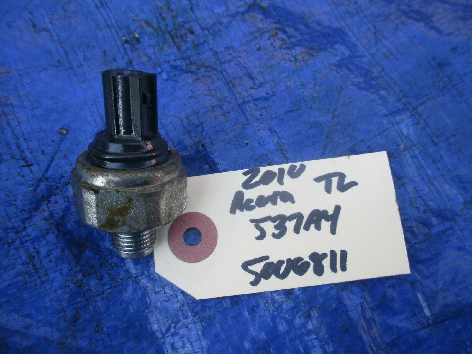 2010 Acura TL J37A4 knock sensor assembly J37 OEM engine motor - Car ...