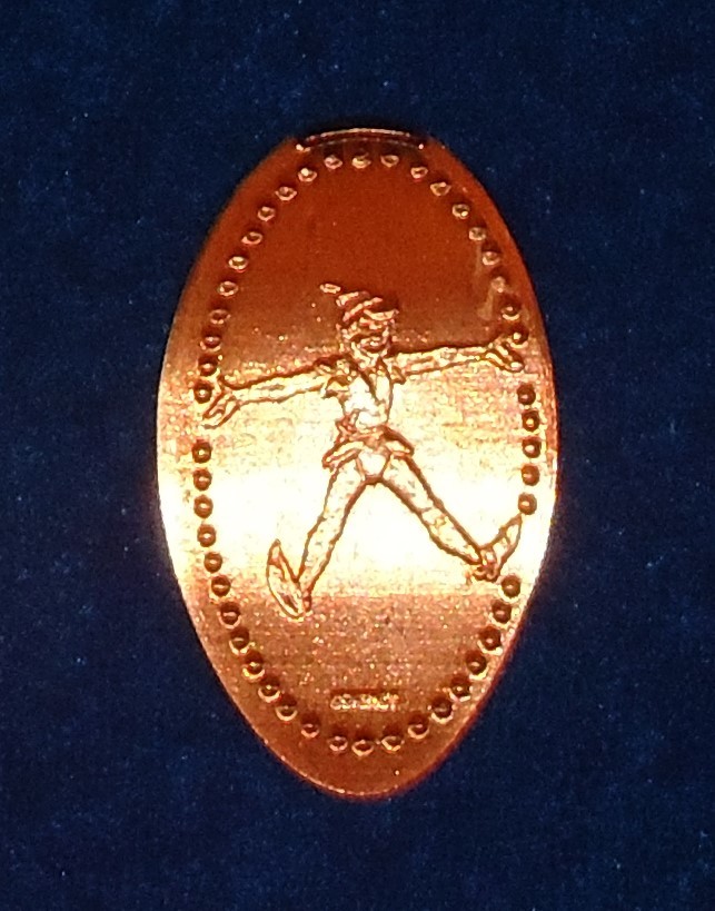 BRAND NEW SHIMMERING AND GLITZY WALT DISNEY PETER PAN PENNY COLLECTOR'S ...
