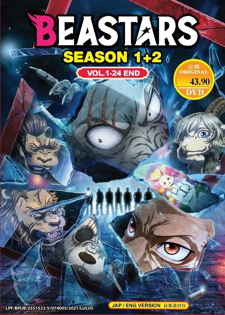 BEASTARS (SEASON 1+2) - COMPLETE ANIME TV SERIES DVD BOX (1-24 EPS ...