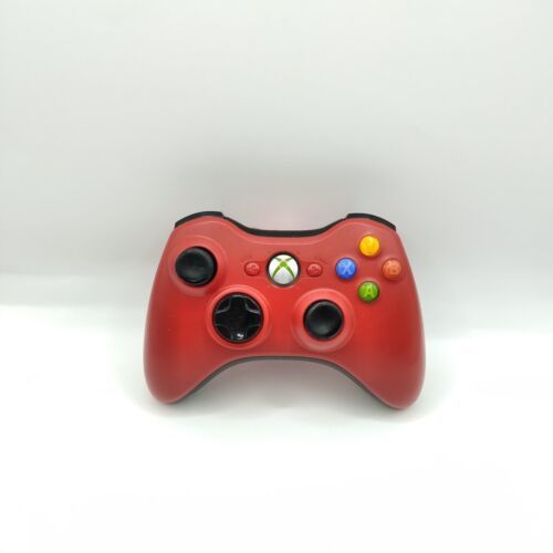 Genuine OEM Microsoft Xbox 360 Resident Evil Red Wireless Controller ...