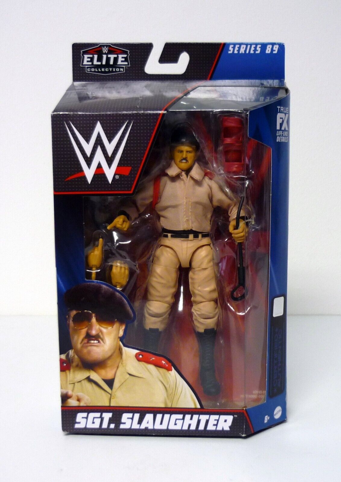 WWE Elite Collection Sgt. Slaughter Wrestling 7" Action Figure Series ...