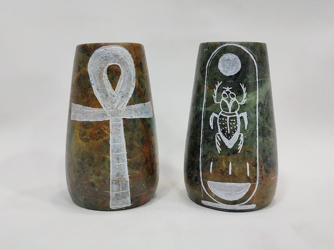 Homer stone vase. Tutankhamun won. Vase is and 50 similar items