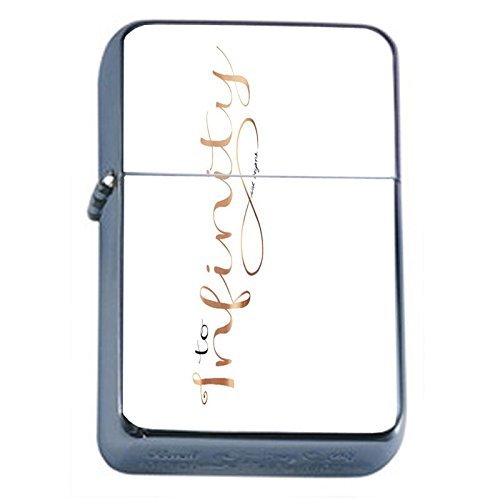 Infinity And Beyond Flip Top Dual Torch Em1 Smoking Cigarette Silver ...