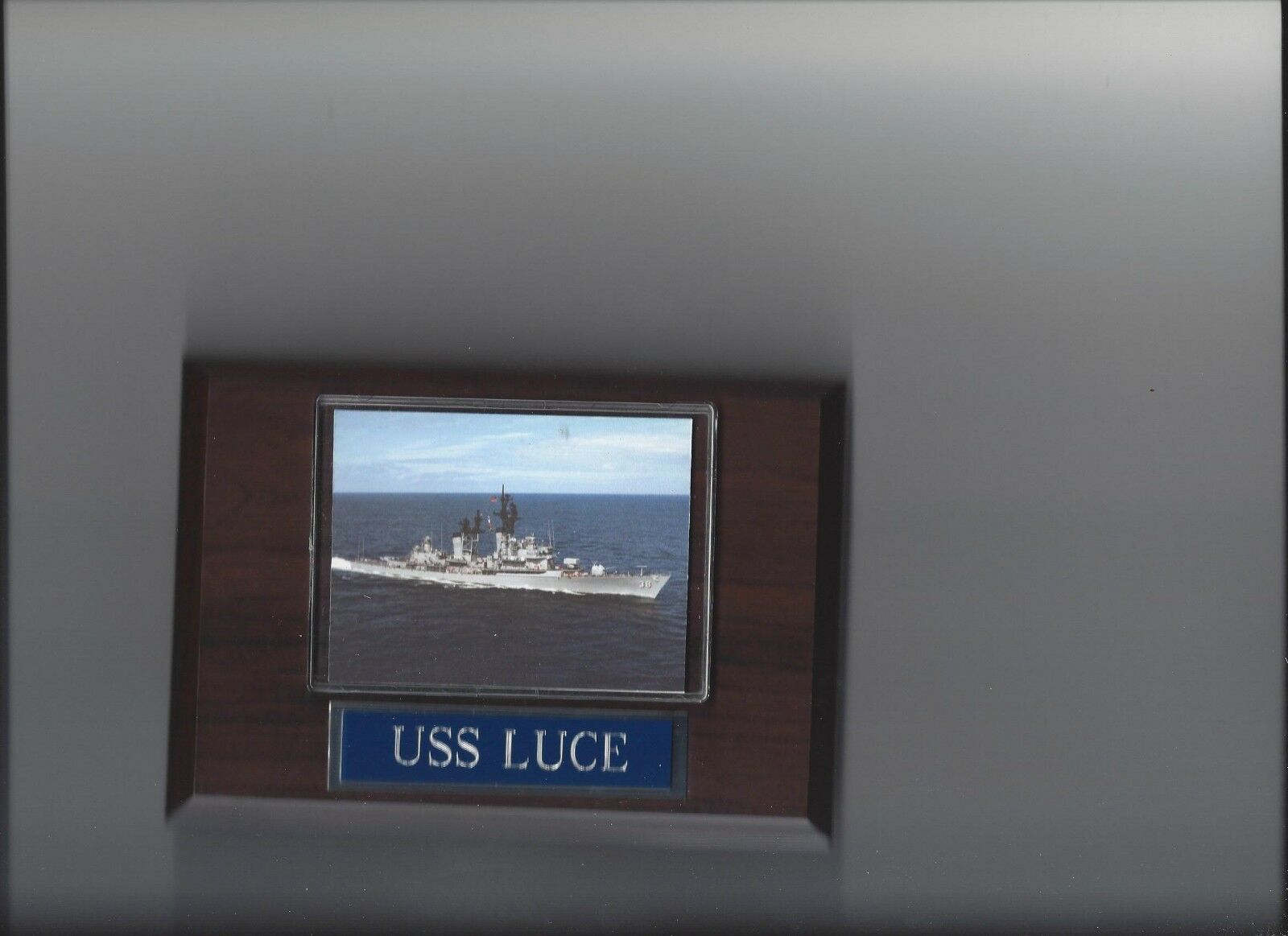 USS LUCE PLAQUE NAVY US USA MILITARY DDG-38 SHIP GUIDED MISSILE ...