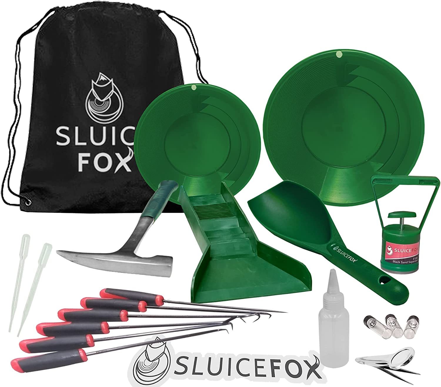 Sluice Fox Bedrock Gold Mining Prospecting Kit with Micro Sluice Box ...
