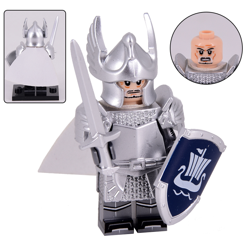 LOTR Riders of Heavy Armored Swan Knights Army 22 Minifigures Set ...