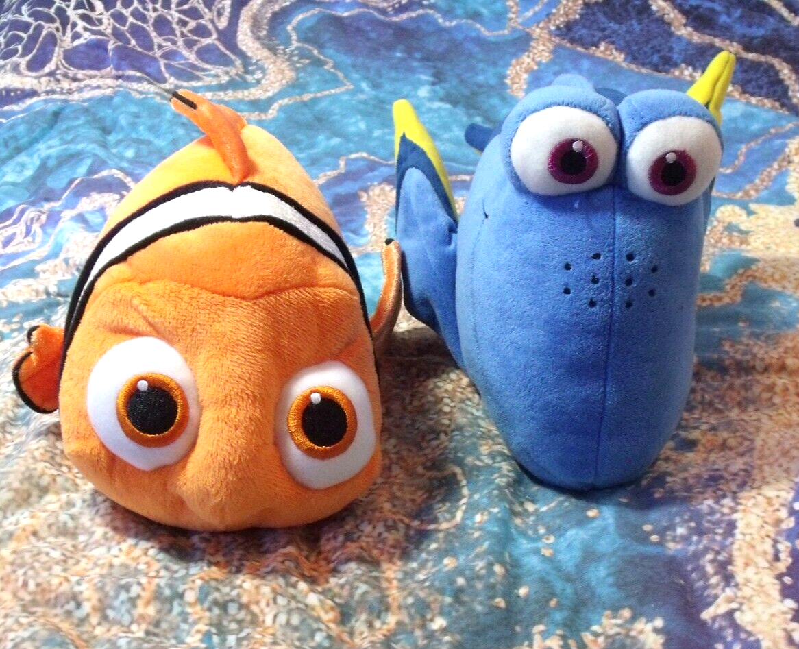 Disney Finding Nemo Plush 9” Nemo and 10” Dory Stuffed Animal Toy ...