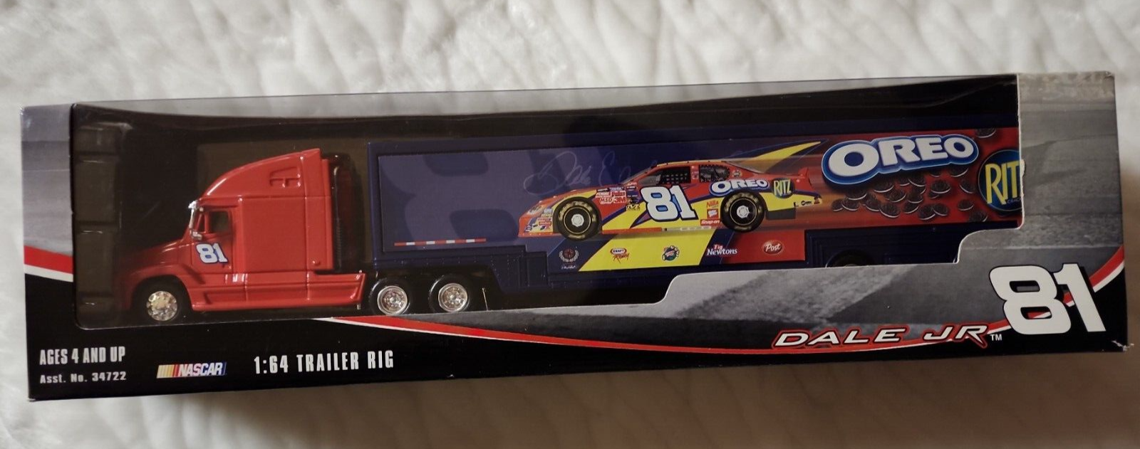 Dale Earnhardt Jr #81 Trailer Rig Oreo/Ritz Action Winners Circle 1:64 ...