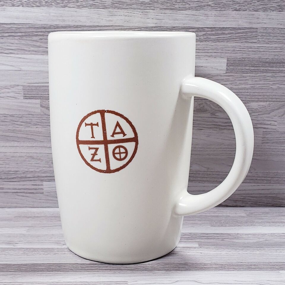 2012 Starbucks Tazo Tea 11 oz. Coffee Tea Mug Cup Cream Color - Mugs
