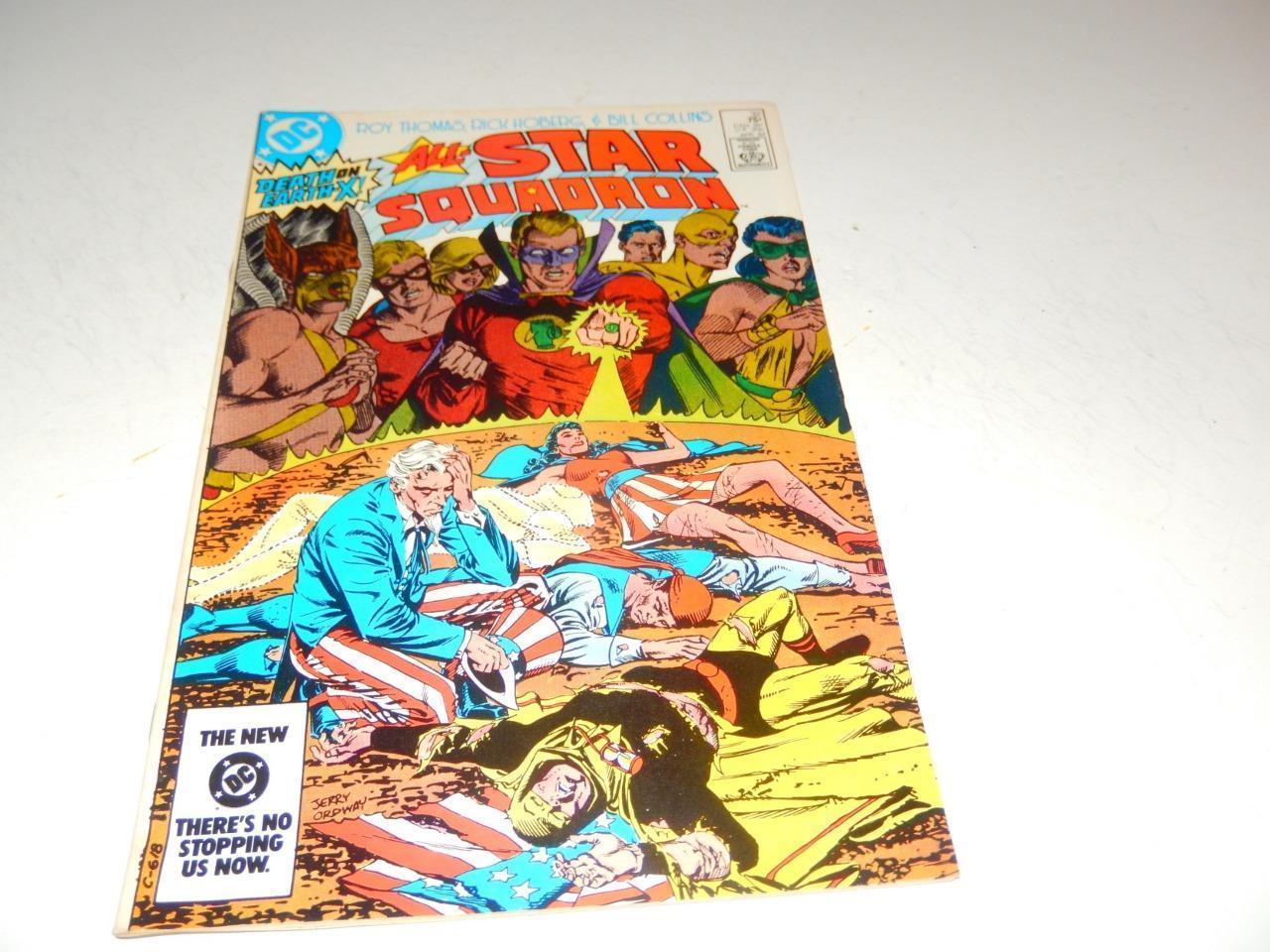 VINTAGE COMIC- DC- ALL STAR SQUADRON- 1984 - FAIR - L96 - Other Comic ...