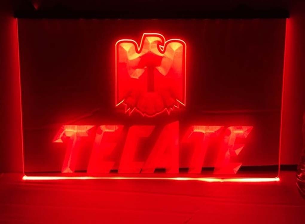 Tecate Beer Illuminated Led Neon Sign Home Decor, Bar, Pub, Lights ...