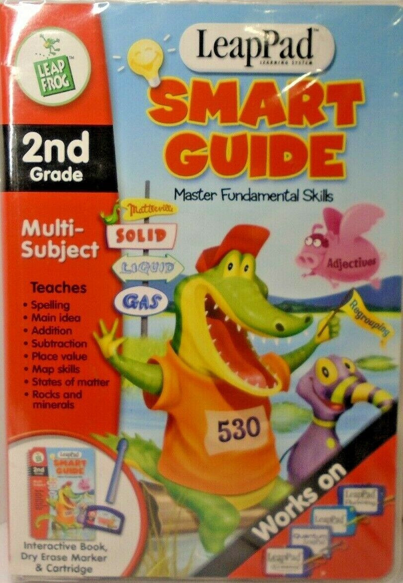 New Leapfrog LeapPad Learning Game SMART GUIDE MASTER FUNAMENTAL SKILLS ...