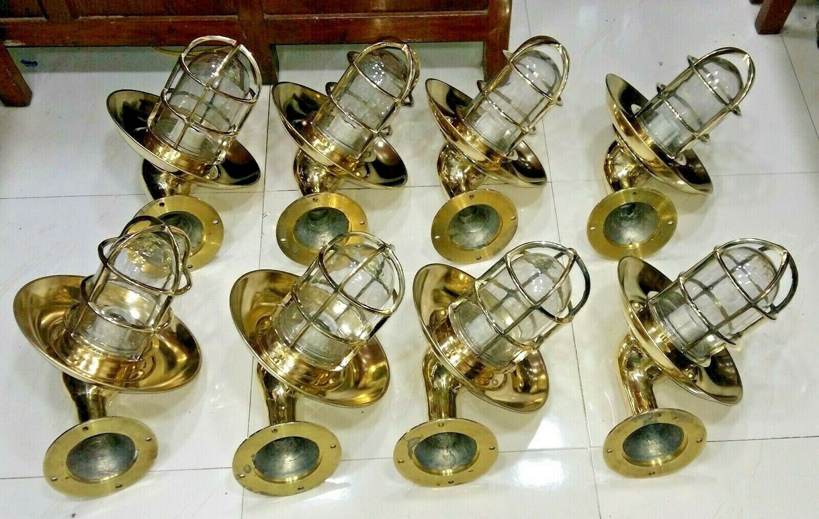 Vintage Marine Brass Ship Passage Light With Brass Cap Lot of 10 pics ...