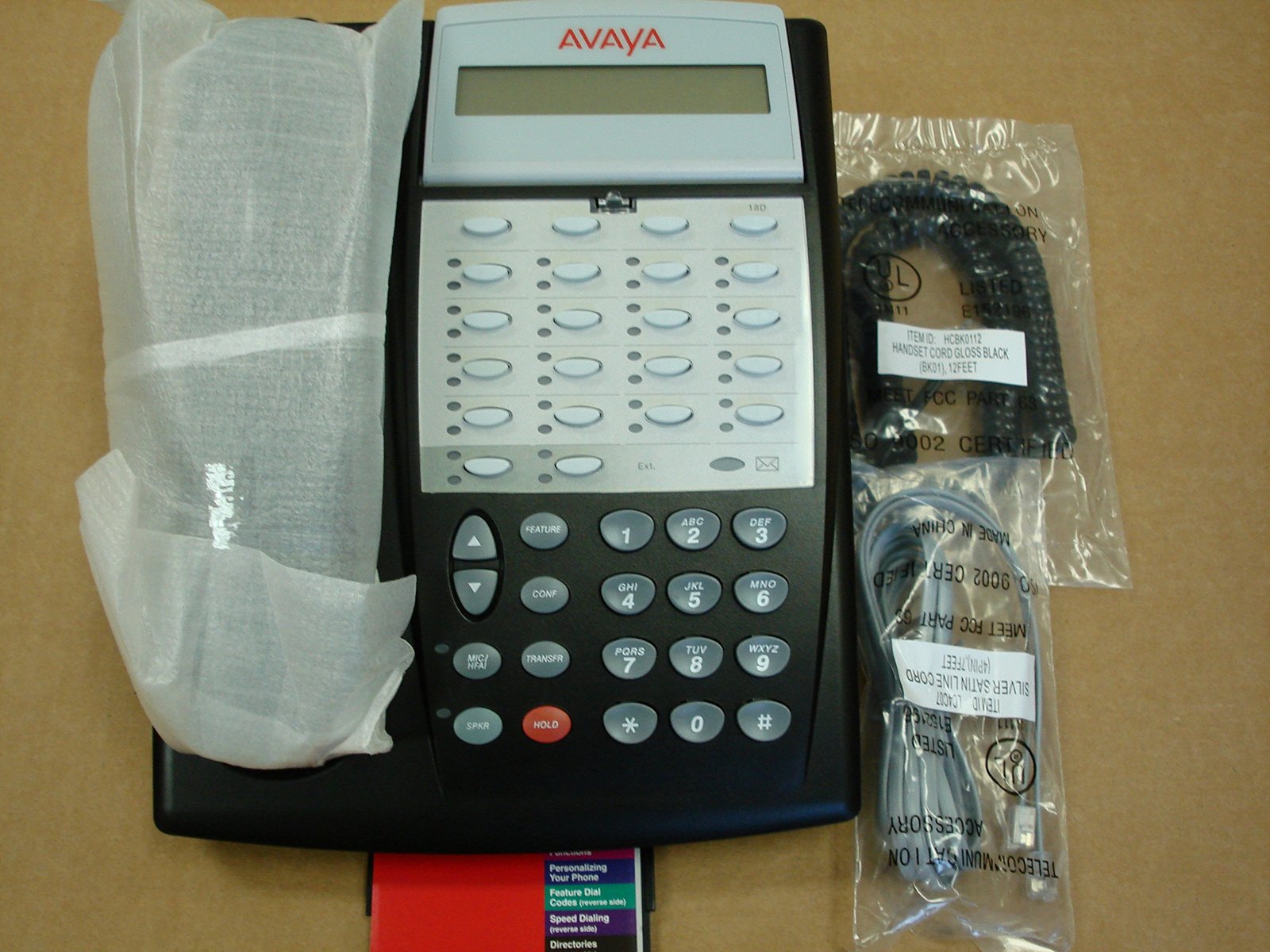 Avaya Partner 18D Phone (Series 2) Black - Vintage Tubes & Tube Sockets
