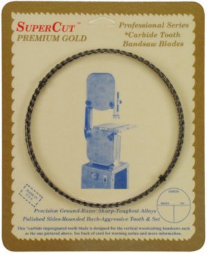 SuperCut B93.5G12H3 Carbide Impregnated Bandsaw Blade, 93-1/2" Long - 1 ...