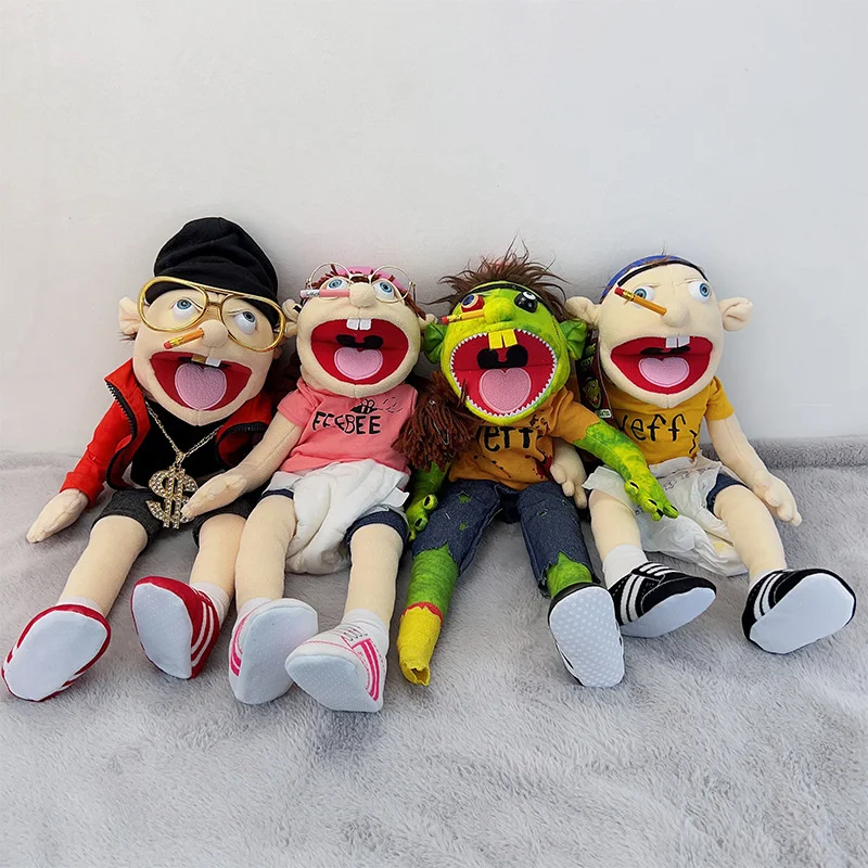60cm Jeffy Puppet Doll Jeffy Hand Puppet Sml Jeffy Puppet Family Real ...