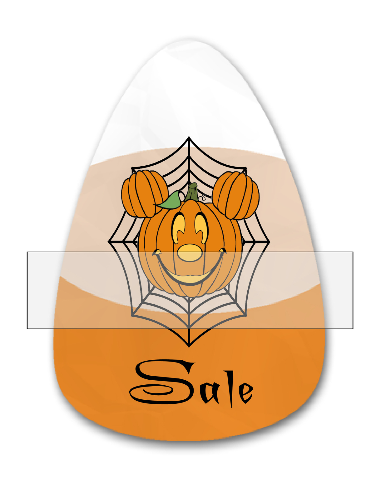 Candy Corn Name Sale-Jewelry Tag-Clipart-Gift Tag-Holiday-Digital ...