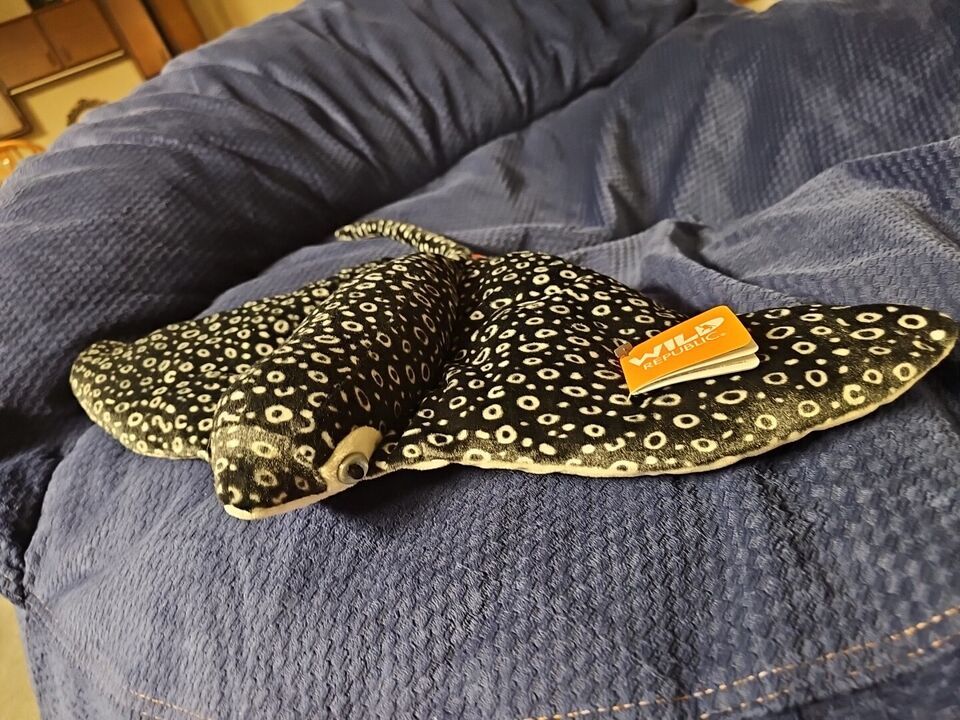 WILD REPUBLIC Spotted Eagle Manta Sting Ray Stuffed Sea Creature Plush ...