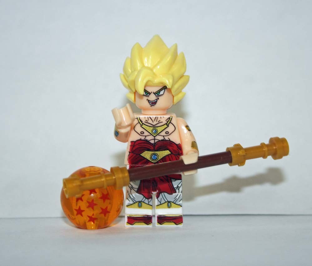 Broly Dragon Ball Z Building Minifigure Bricks US - LEGO (R) Minifigures